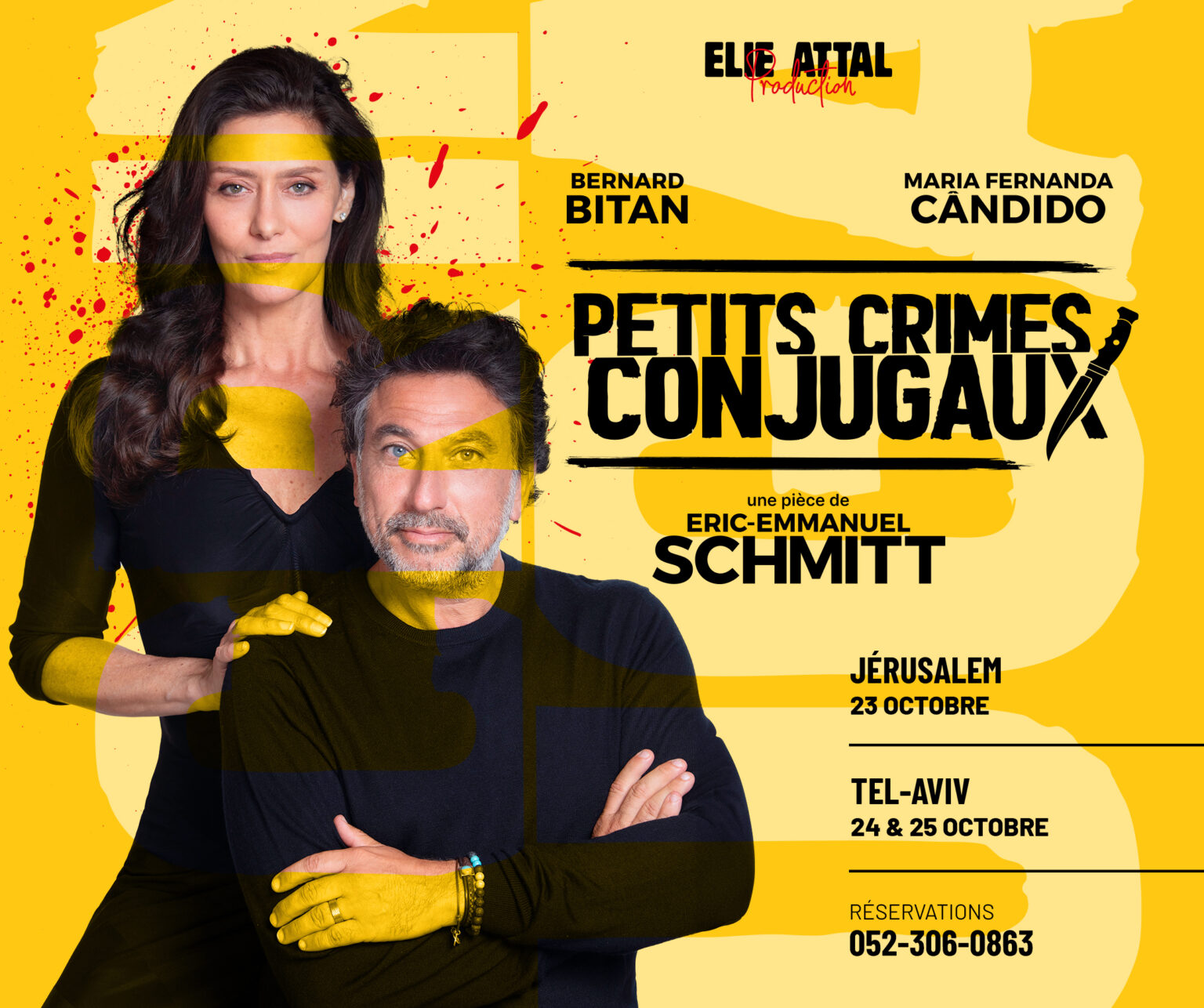 Israël : « Petits Crimes Conjugaux », l’évenement théâtrale de la ...